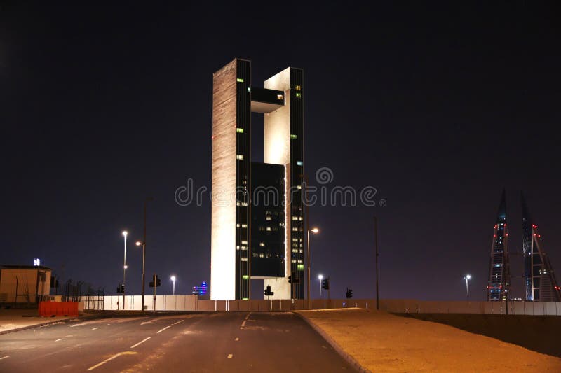 The Skyscraper in Bahrain Financial Harbour, Manama, Bahrain Editorial ...