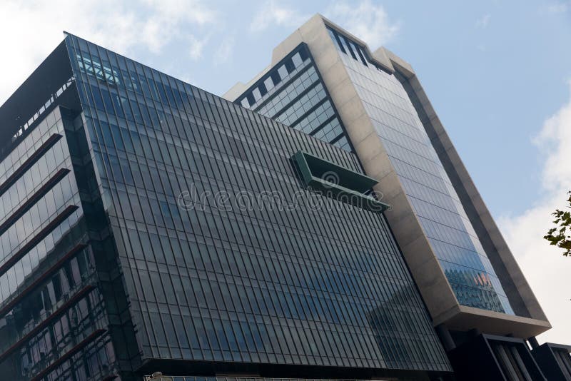 Skyscraper bottom view stock photo. Image of tall, modern - 111709524