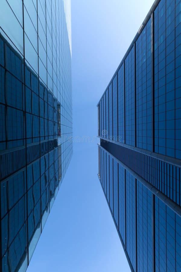 Skyscraper bottom view stock image. Image of high, wealth - 111710021