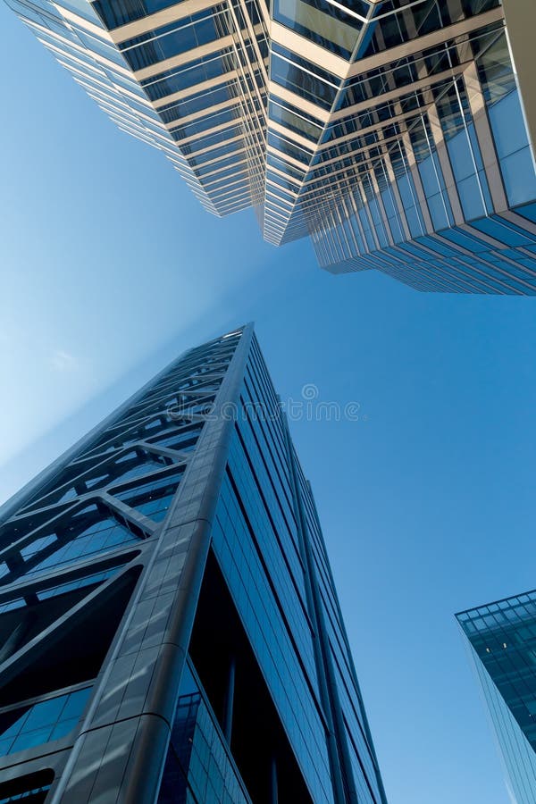 Skyscraper bottom view stock photo. Image of urban, cityscape - 112240526