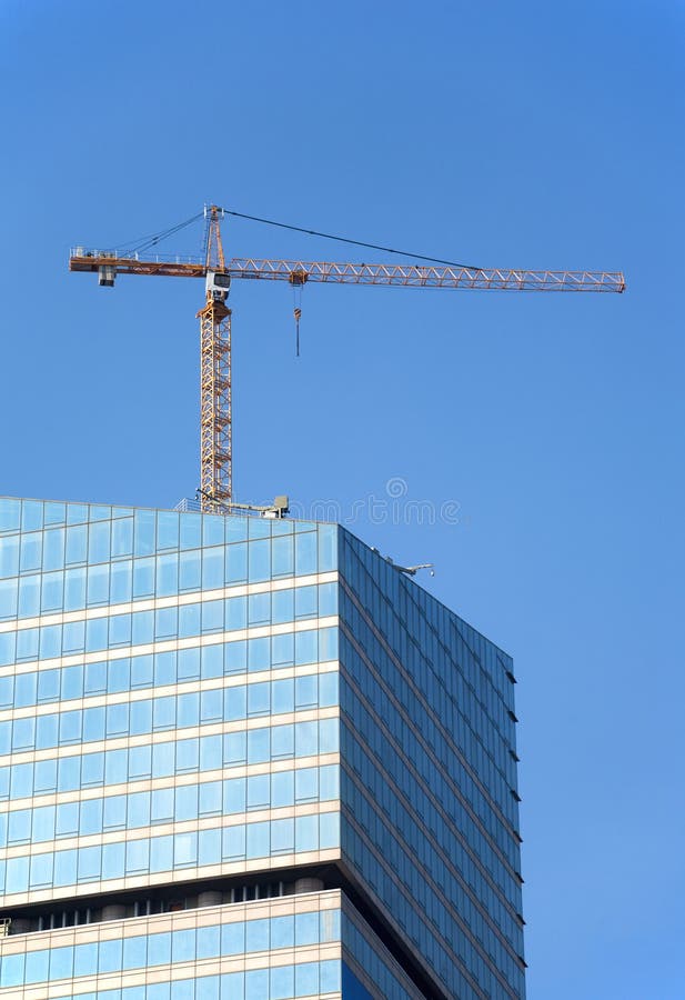 Skyscraper Building Activity in Process Stock Image - Image of ...