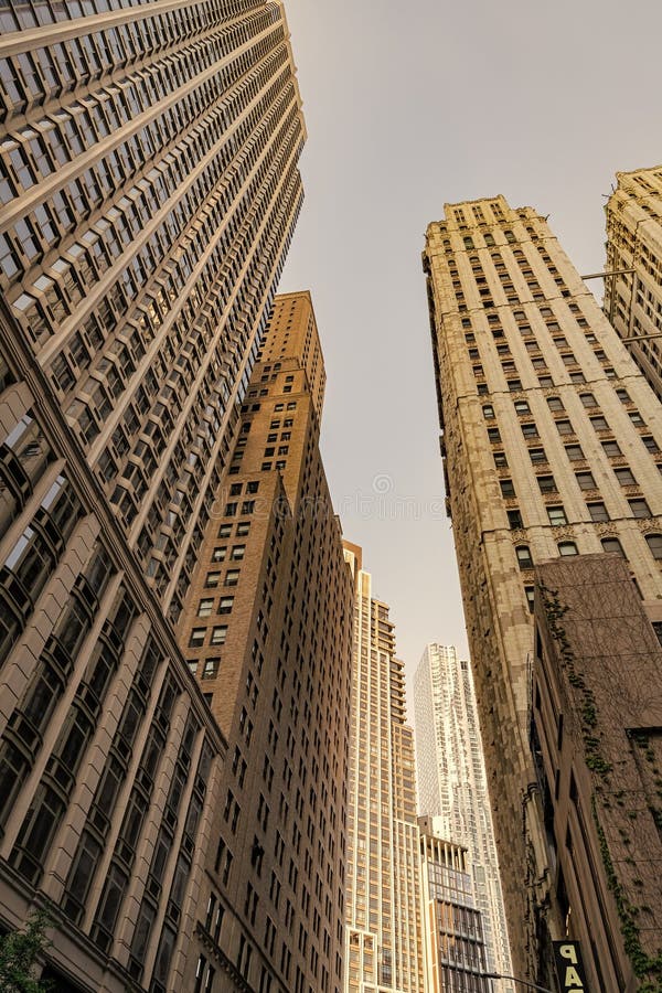 Skyscraper Building Architecture. Skyscraper with Exterior and Facade ...