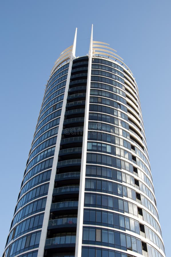 Skyscraper Building Architecture. Modern City Stock Photo - Image of ...