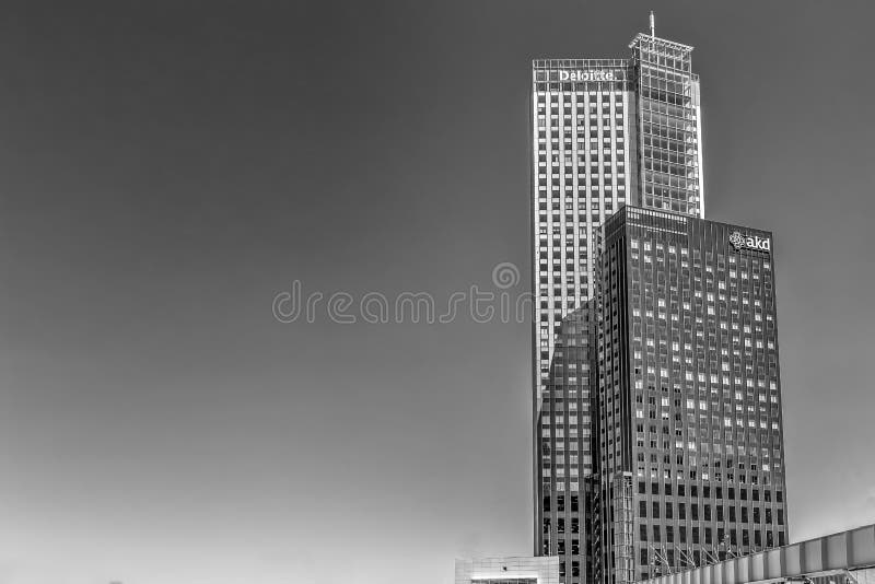 Skyscraper, Building, Black And White, Tower Block Stock Image - Image ...