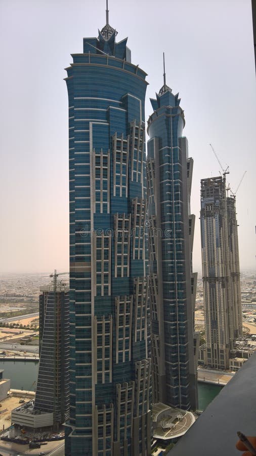 Skyscraper Building in Dubai Downtown Editorial Image - Image of arab ...