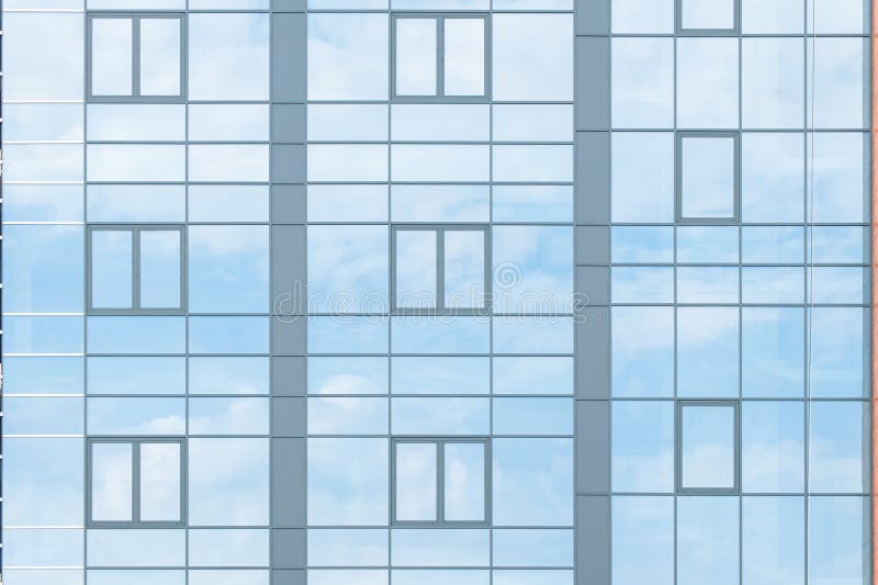 Skyscraper Building Glass Facade Modern Architecture Background ...