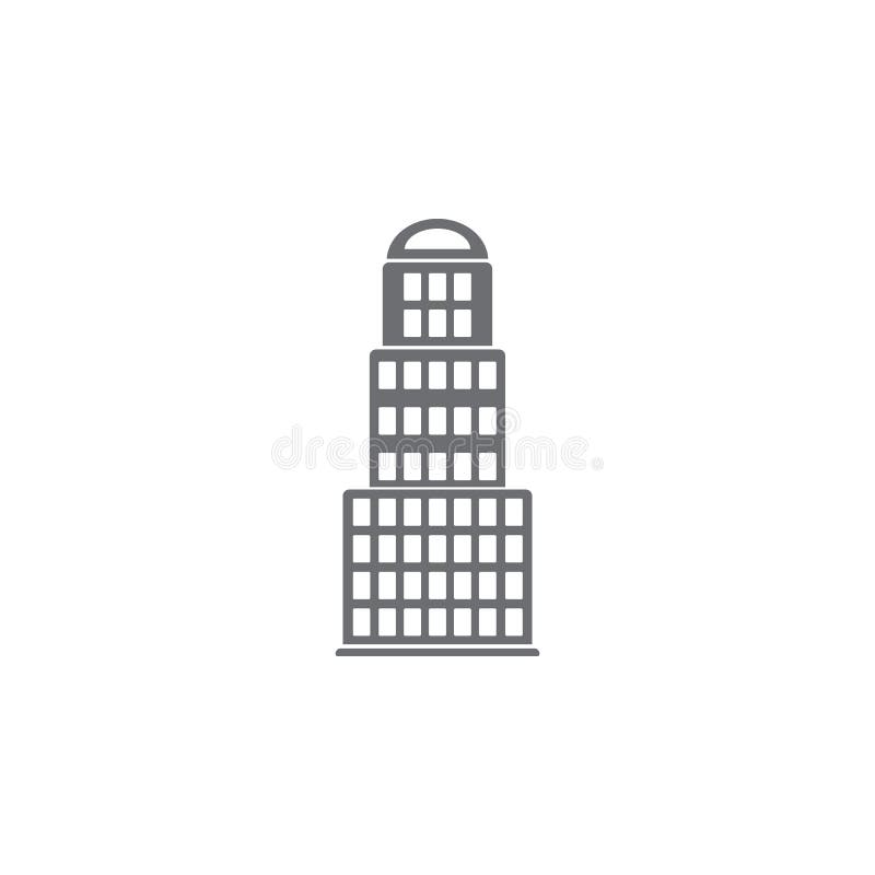 Skyscraper Building Icon. Simple Element Illustration. Skyscraper ...