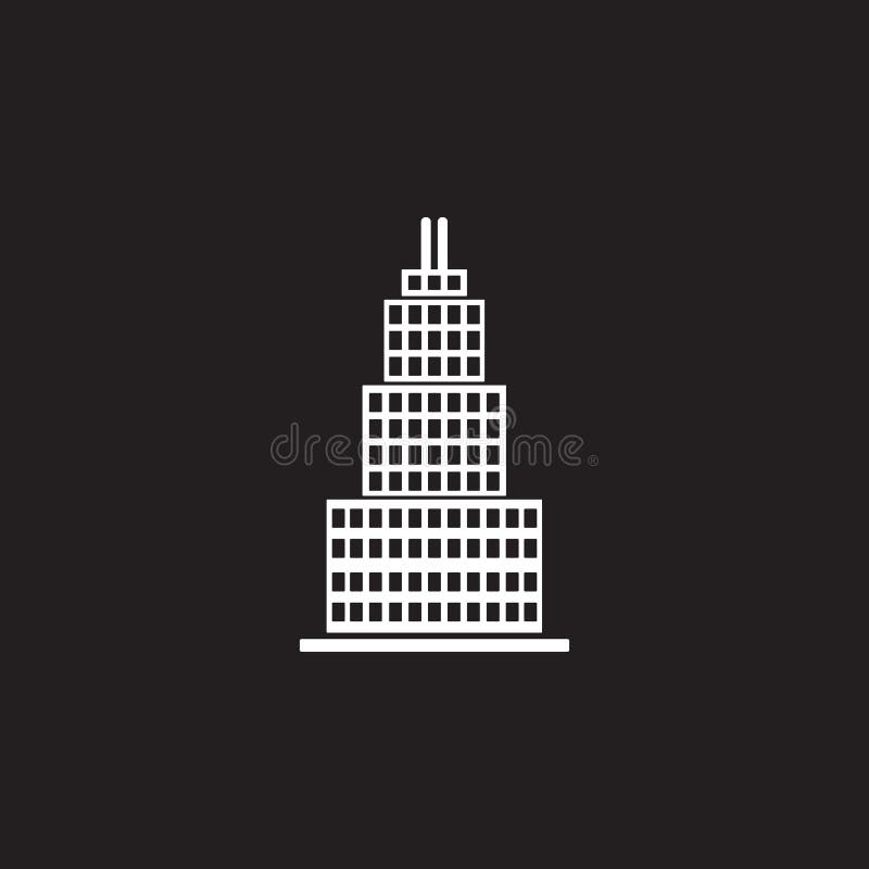 Skyscraper Building Icon. Simple Element Illustration. Skyscraper ...