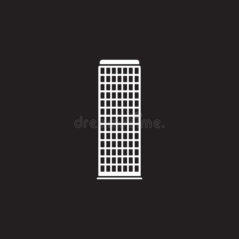Skyscraper Building Icon. Simple Element Illustration. Skyscraper ...