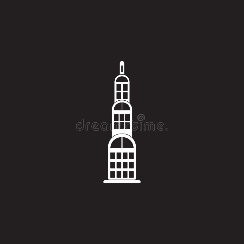 Skyscraper Building Icon. Simple Element Illustration. Skyscraper ...