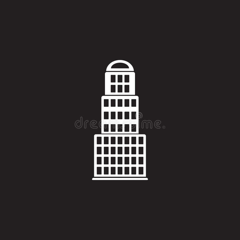 Skyscraper Building Icon. Simple Element Illustration. Skyscraper ...