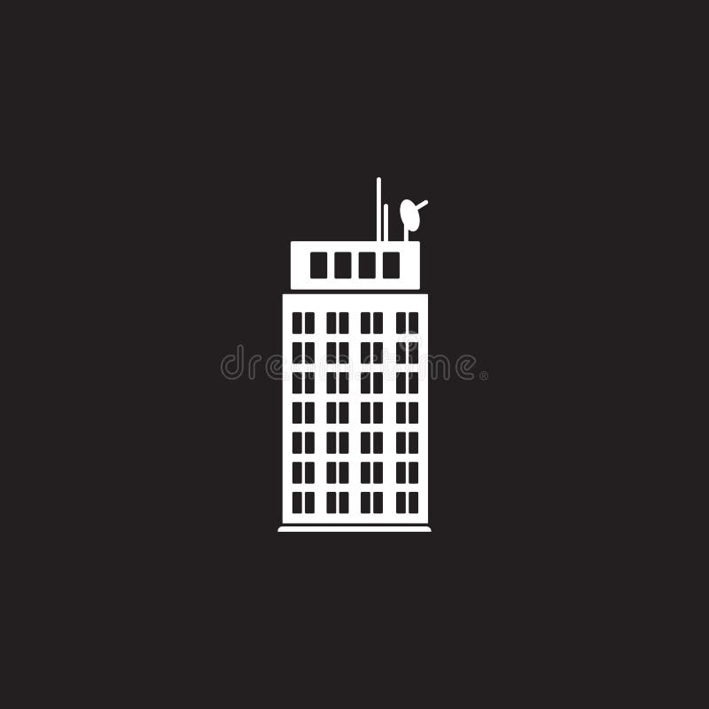 Skyscraper Building Icon. Simple Element Illustration. Skyscraper ...