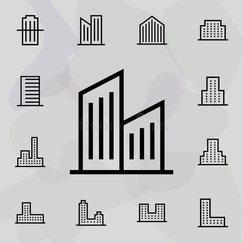 Skyscraper, Building Icon. Universal Set of Building for Website Design ...