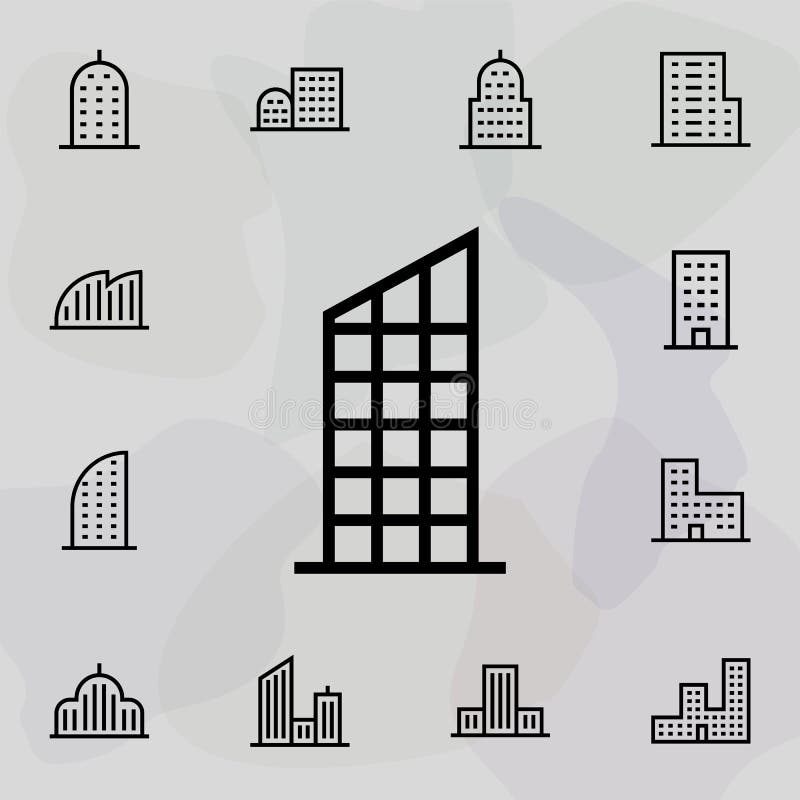 Skyscraper, Building Icon. Universal Set of Building for Website Design ...