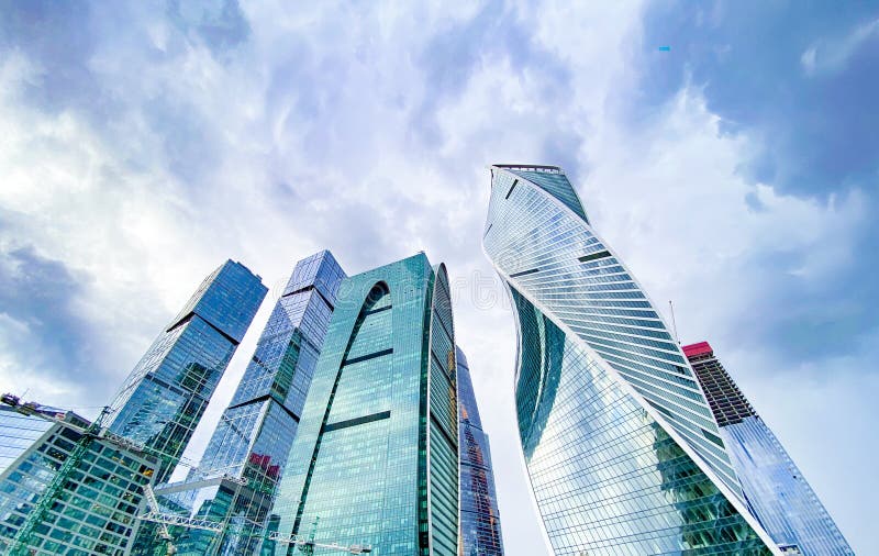 Skyscraper Buildings, Complex Structures Editorial Photo - Image of ...