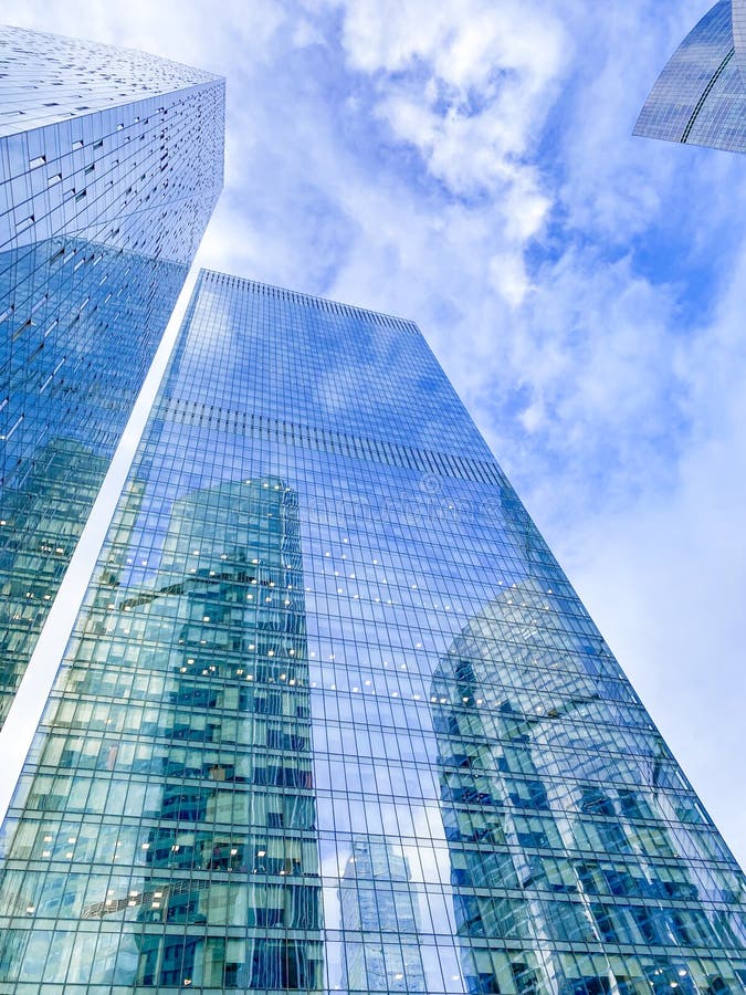 Skyscraper Buildings, Complex Structures Stock Photo - Image of light ...