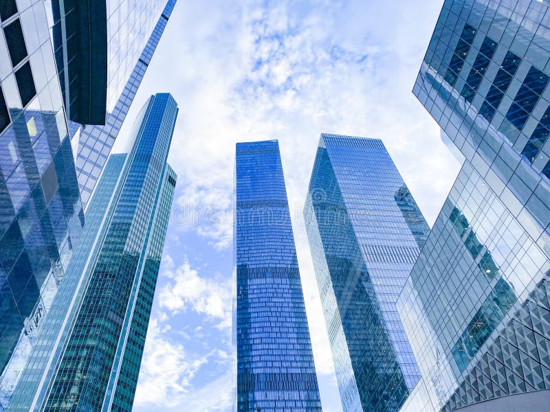 Skyscraper Buildings, Complex Structures Stock Image - Image of ...