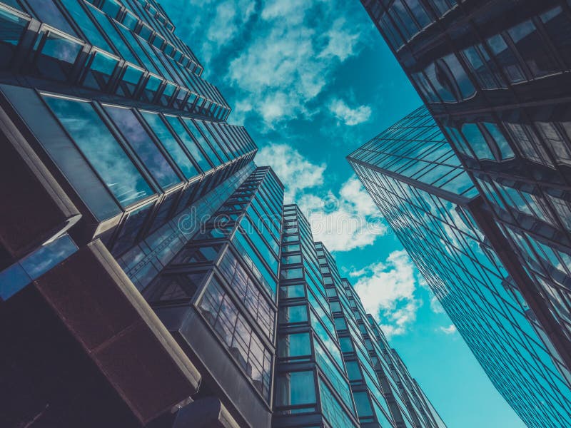 Skyscraper Buildings and Sky View Stock Photo - Image of finance, high ...