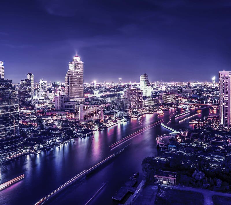 Skyscraper city stock photo. Image of modern, world - 124581208