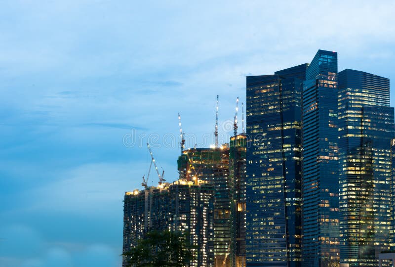 Skyscraper Cityscape stock image. Image of town, landscape - 71791329