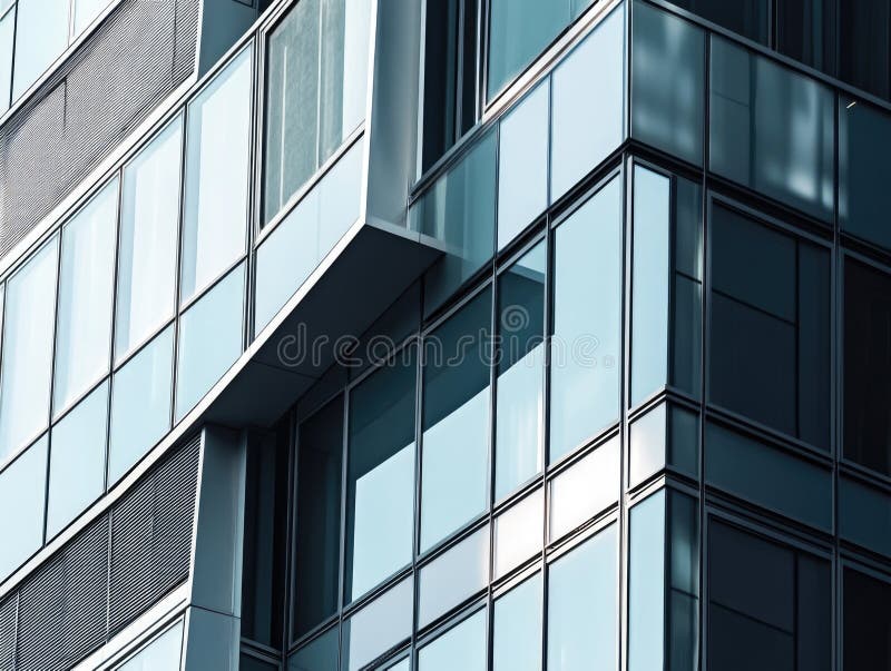 Skyscraper with Clock Tower Stock Photo - Image of downtown, structure ...