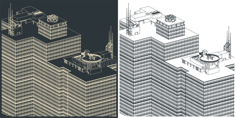 Skyscraper Close Up Illustrations Stock Vector - Illustration of ...