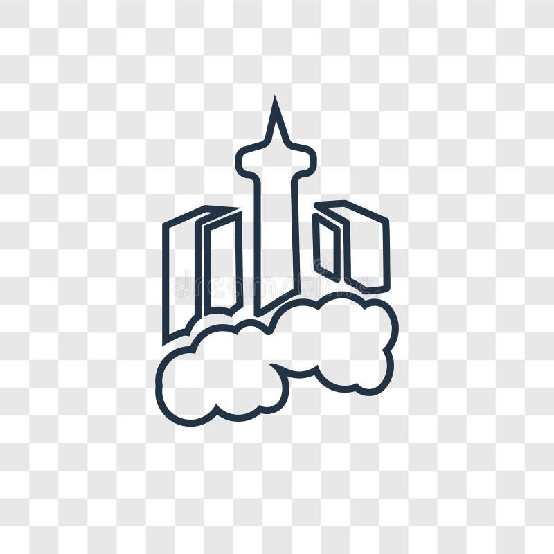 Skyscraper Icon Vector Isolated on White Background, Logo Concept of ...