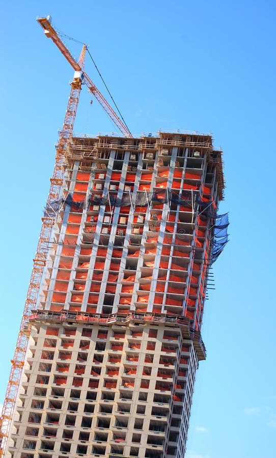 Skyscraper Construction in Seattle Wa Stock Photo - Image of expansion ...