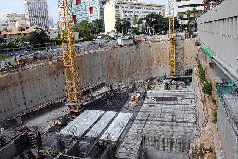 Skyscraper construction stock photo. Image of engineering - 25497034