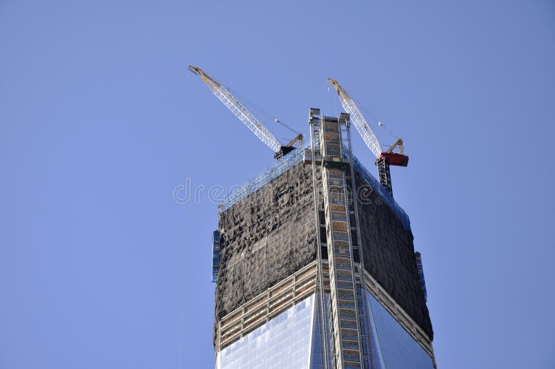 Skyscraper construction stock image. Image of high, structure - 27388205