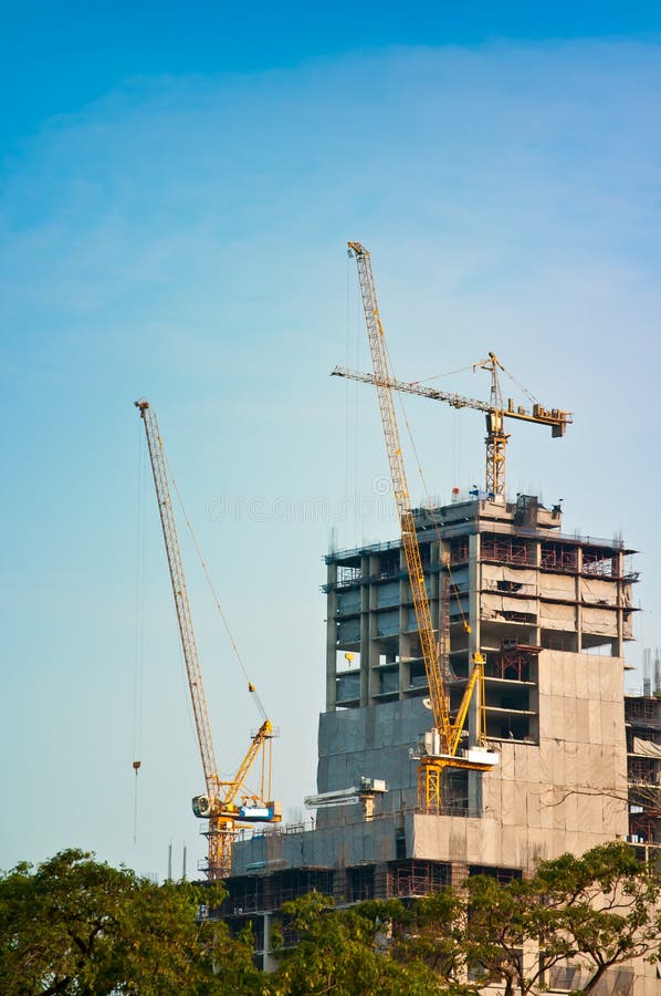 Skyscraper Construction stock image. Image of activity - 29128639