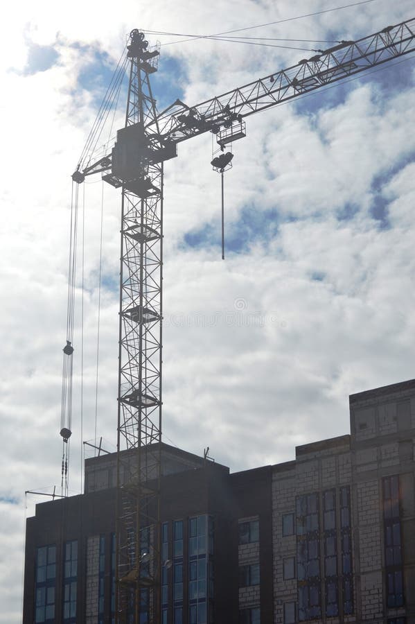 Skyscraper construction stock photo. Image of rise, estate - 272447292