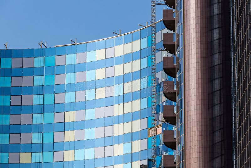 Skyscraper construction stock image. Image of modern - 42220169