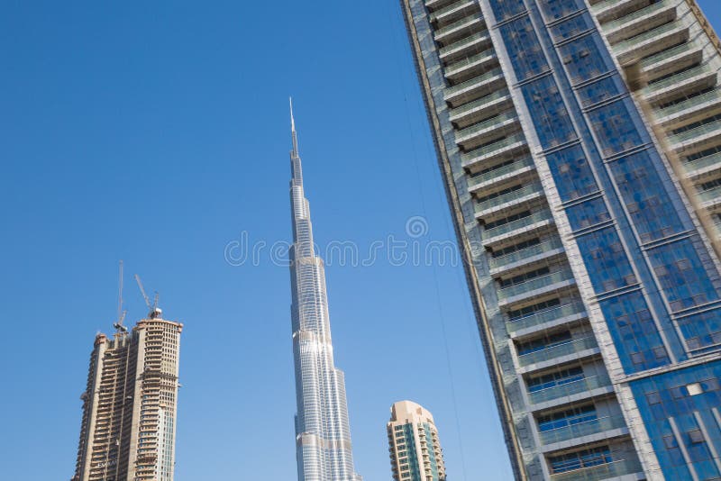 High Rise and Skyscraper at Downtown Dubai, UAE. Editorial Image ...