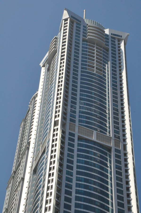 Skyscraper in Dubai, UAE stock image. Image of commercial - 38335797
