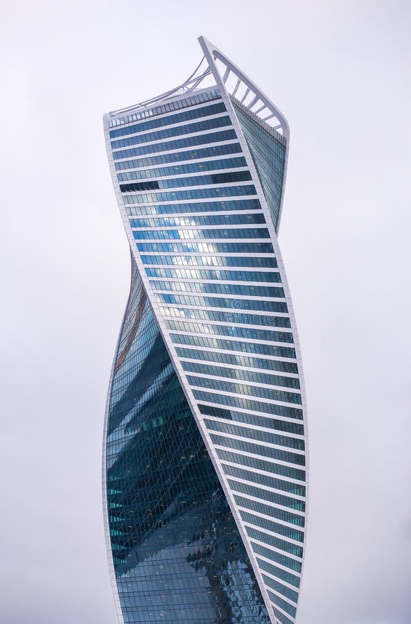 Skyscraper Exterior Design Against the Sky. Editorial Stock Photo ...