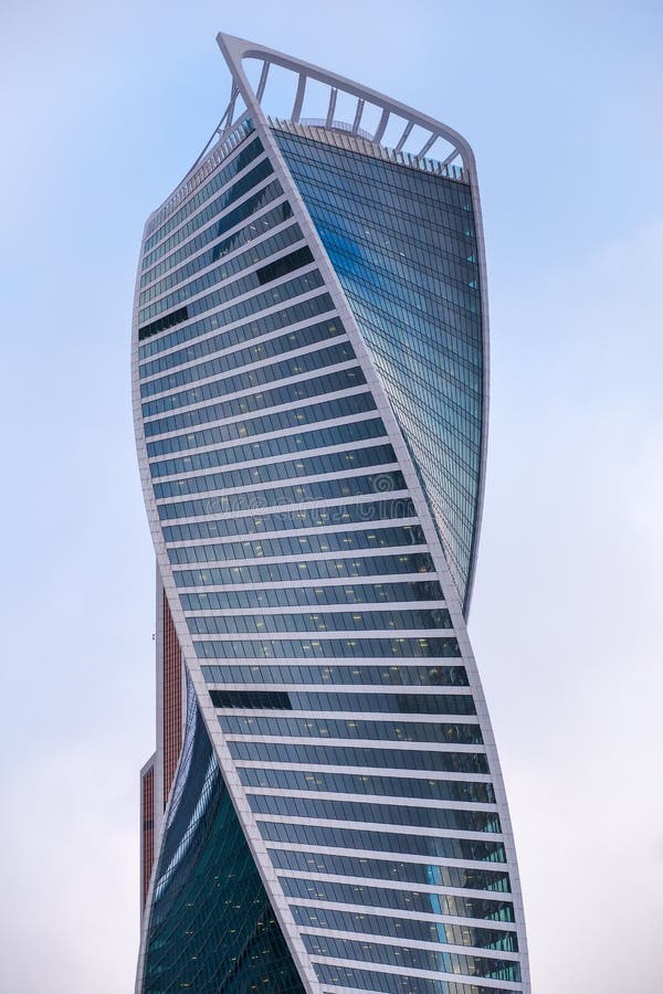 Skyscraper Exterior Design. Editorial Stock Photo - Image of moscow ...