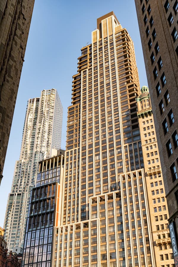 Skyscraper in Metropolis City. City Downtown with Skyscraper in ...