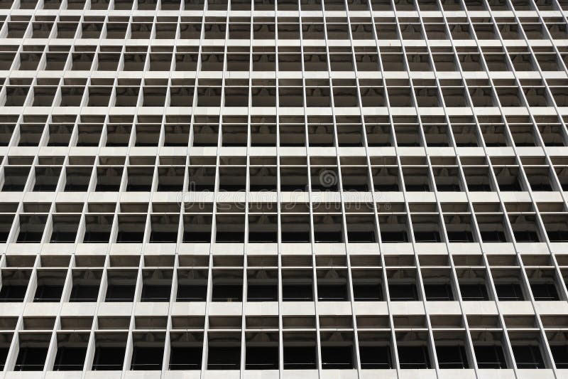 Skyscraper Front View with Blue Sky Stock Image - Image of office ...