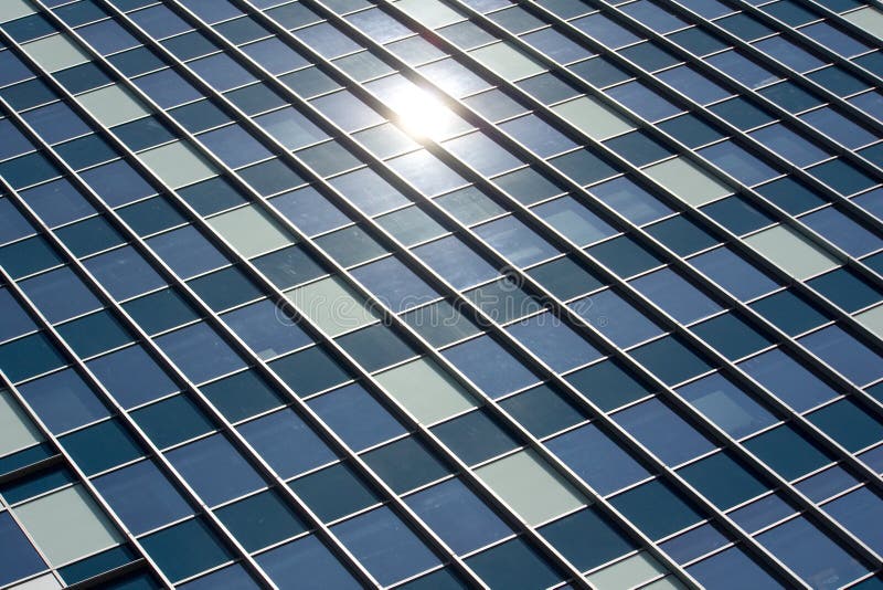 Skyscraper Glass Window Panel Office Building Stock Image - Image of ...