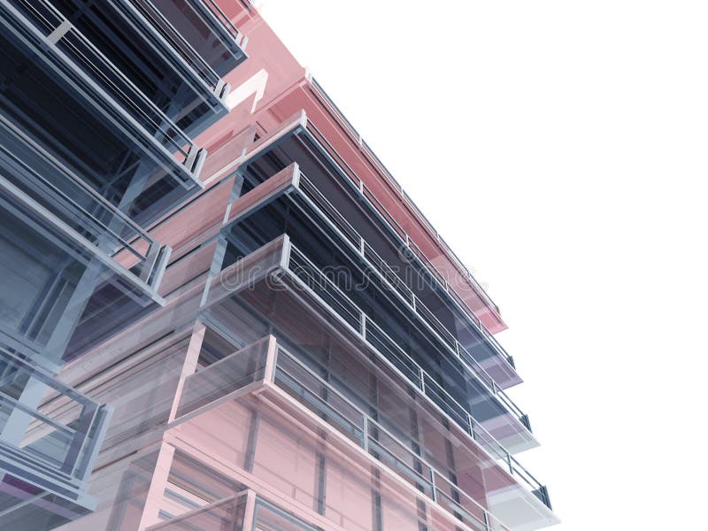 Skyscraper. stock illustration. Illustration of parallels - 44091798