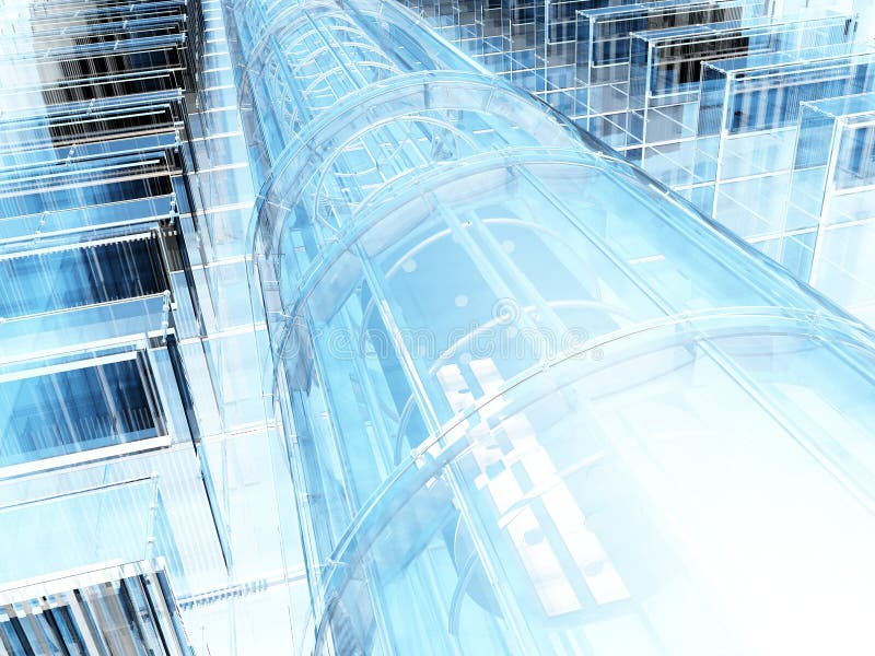 Skyscraper stock illustration. Illustration of architecture - 185117228