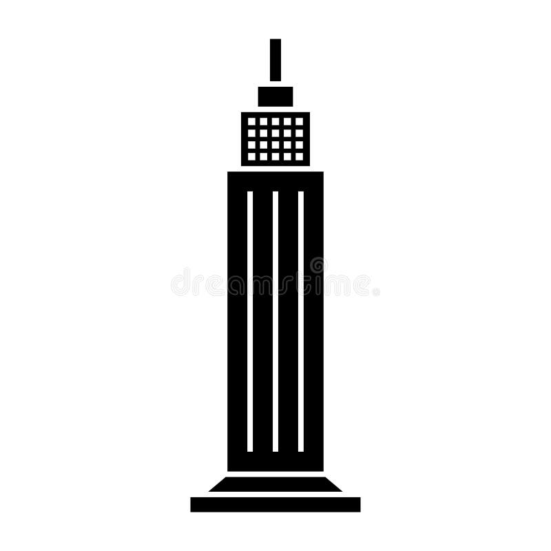 Skyscraper Icon Design Template Vector Isolated Stock Vector ...
