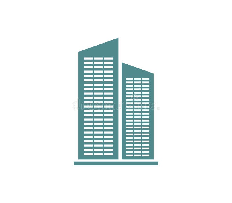 Skyscraper Icon Illustrated Stock Illustration - Illustration of ...