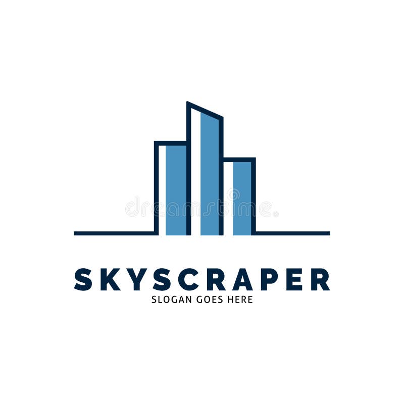 Skyscraper Icon Vector Logo Template Illustration Design Stock Vector ...