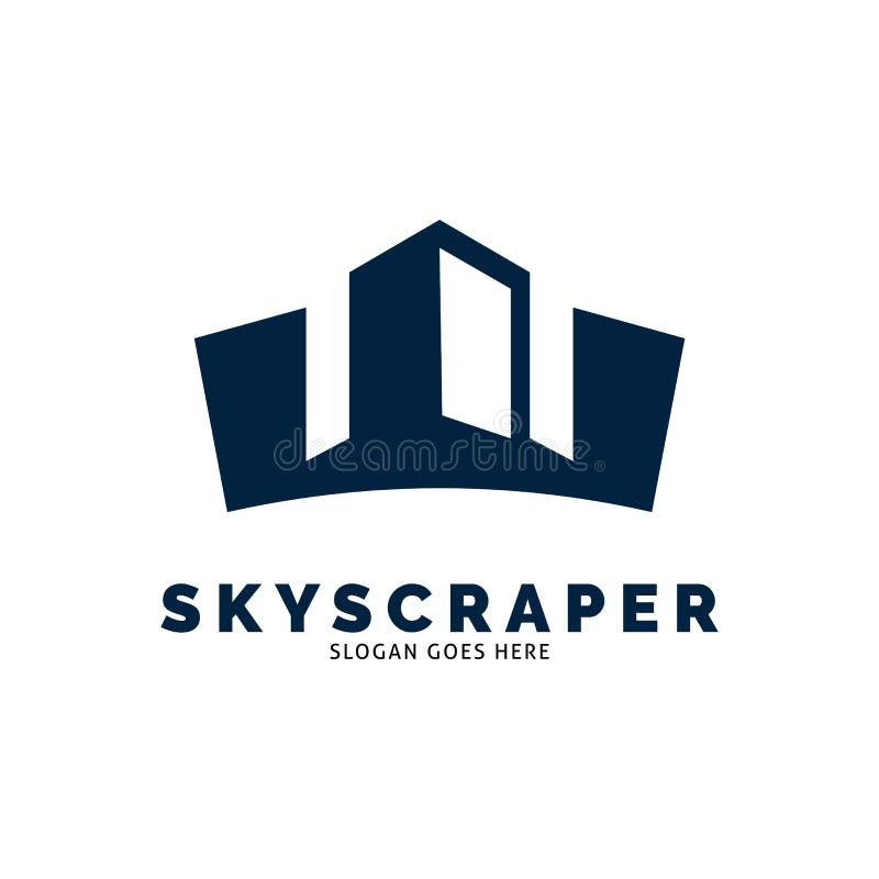 Skyscraper Icon Vector Logo Template Illustration Design Stock Vector ...