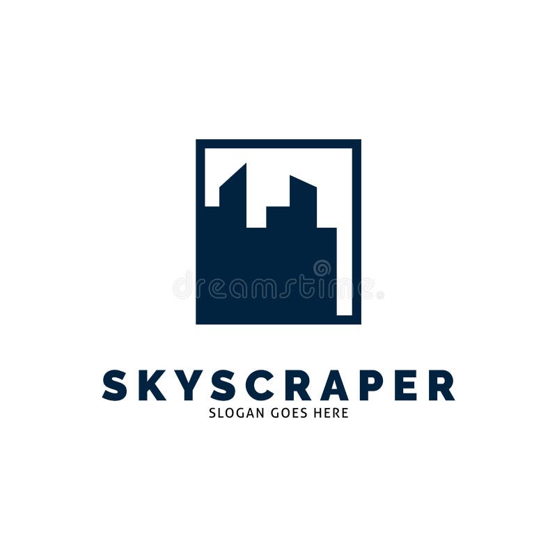 Skyscraper Icon Vector Logo Template Illustration Design Stock Vector ...