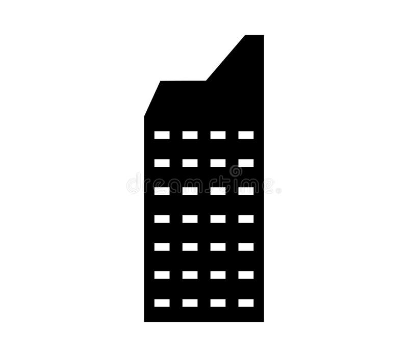 Skyscraper Icon Illustrated Stock Illustration - Illustration of ...