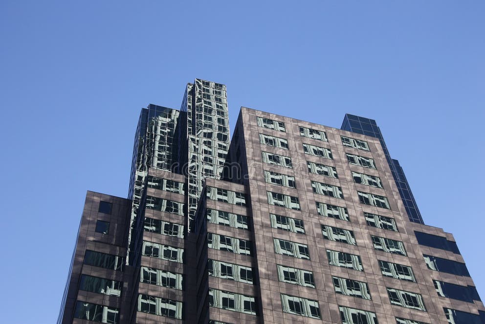 Skyscraper with Interesting Reflections Editorial Stock Photo - Image ...