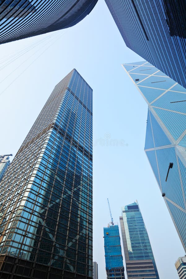 Skyscraper Low Angle View in New York City Stock Photo - Image of york ...